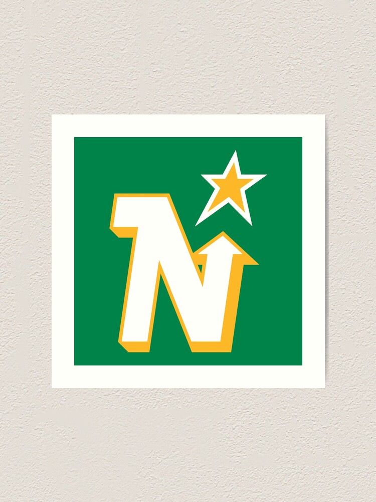 "Minnesota North Stars Vintage Logo" Art Print by VintageHockey | Redbubble