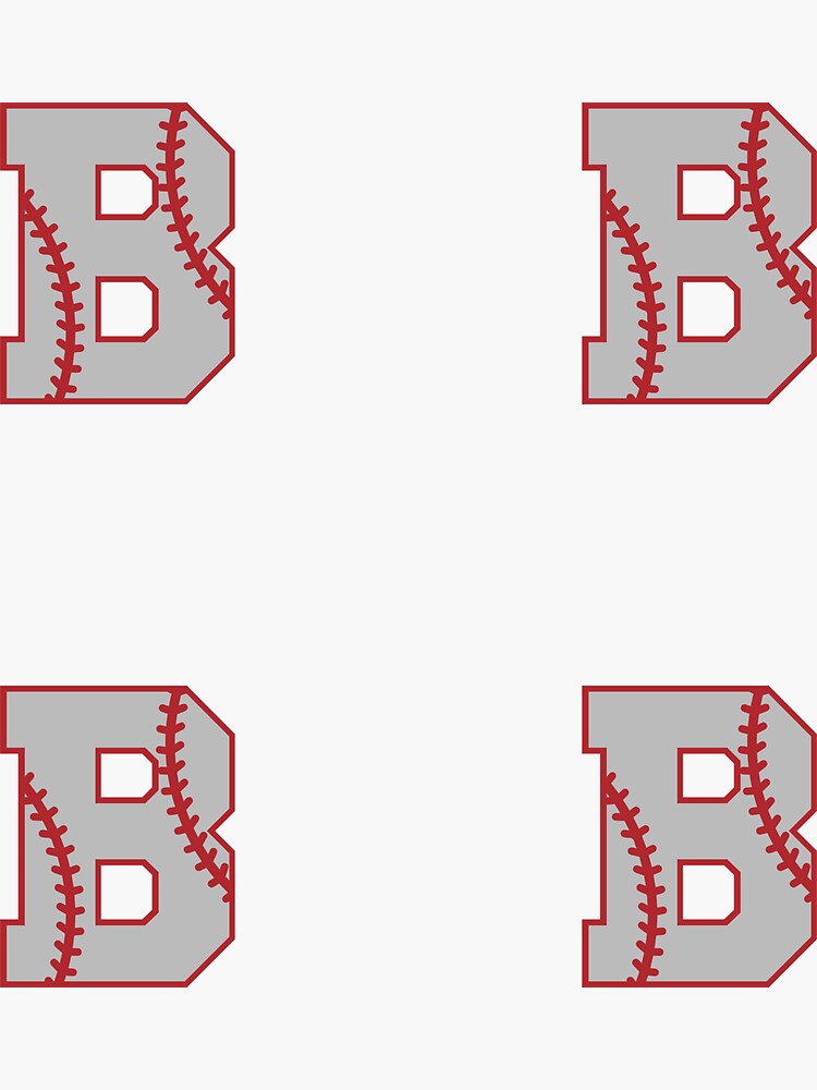 "Letter B Monogram | Baseball" Sticker for Sale by SerendipityNow ...