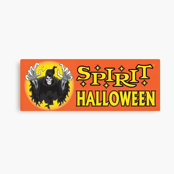 "Spirit Halloween logo" Canvas Print for Sale by 666LemonBars666 | Redbubble