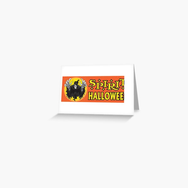 "Spirit Halloween logo" Greeting Card for Sale by 666LemonBars666 ...