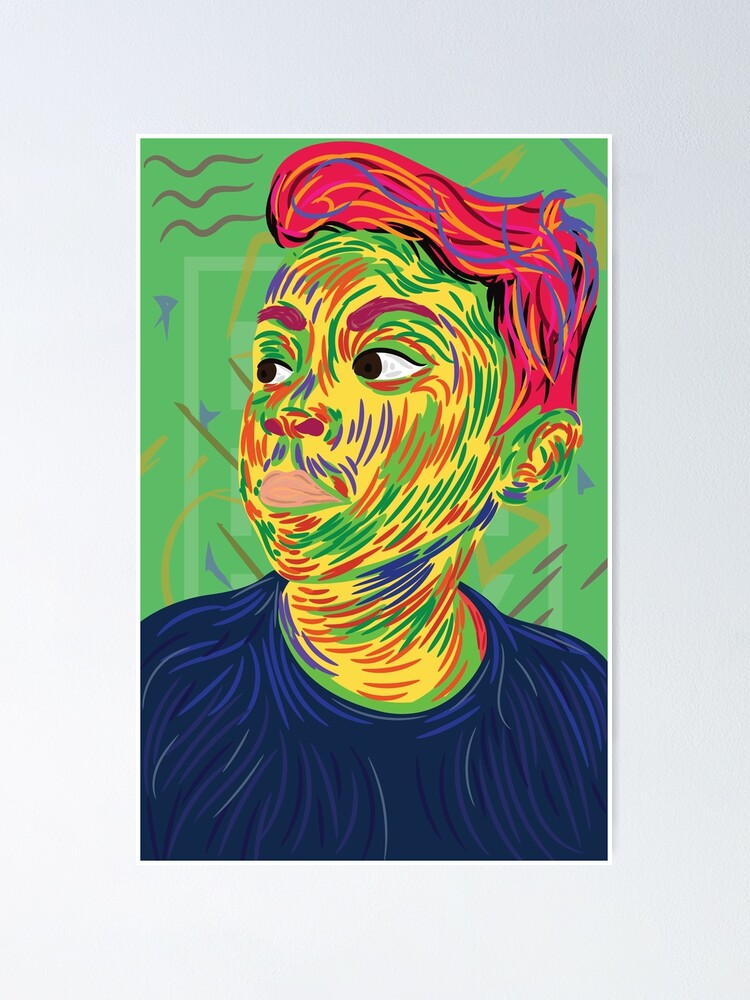 "Line Art - Color" Poster by Big-MonkeyMX | Redbubble