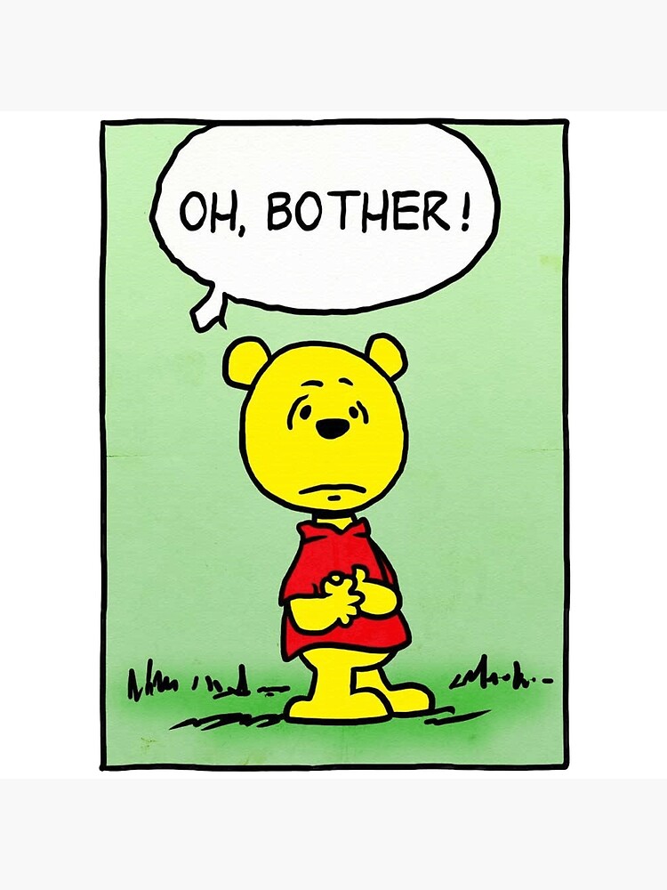 "Oh, Bother!" Framed Art Print for Sale by mrid10t2020 | Redbubble