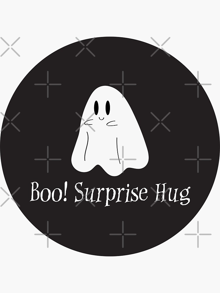 "Boo! Surprise Hug" Sticker for Sale by EGL-Design | Redbubble