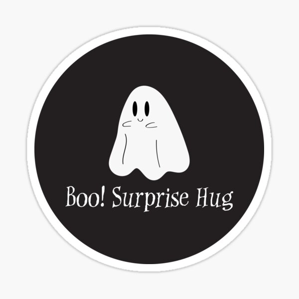 "Boo! Surprise Hug" Sticker for Sale by EGL-Design | Redbubble