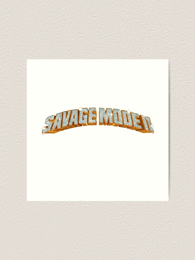 "21 Savage, New Official Savage Mode II Logo Merch, Savage Mode 2, T ...