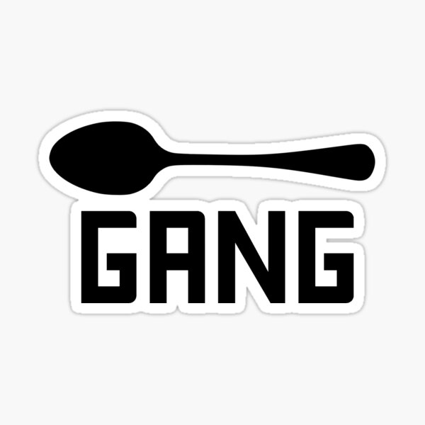 "Spoon Gang " Sticker for Sale by SNCO | Redbubble