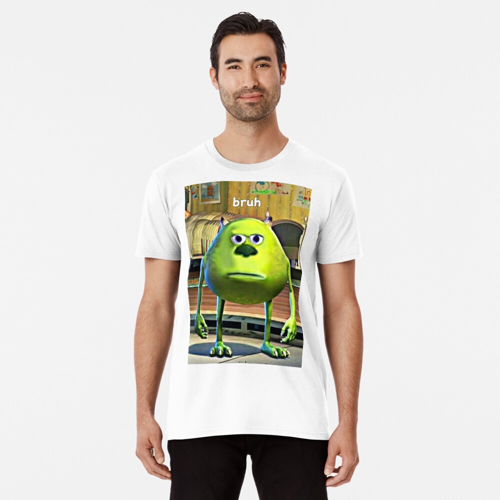 "Mike Wazowski Bruh Moment" Sticker for Sale by Gonzine | Redbubble