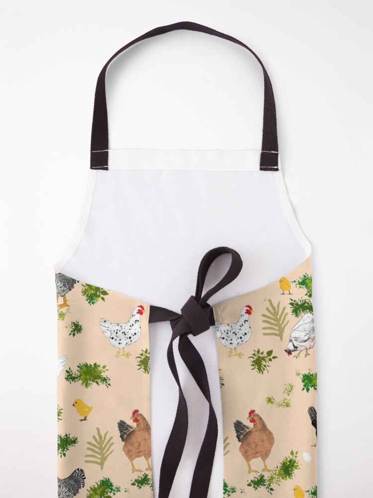 "Chicken,hen ,chicks pattern " Apron for Sale by MariaMarinova | Redbubble