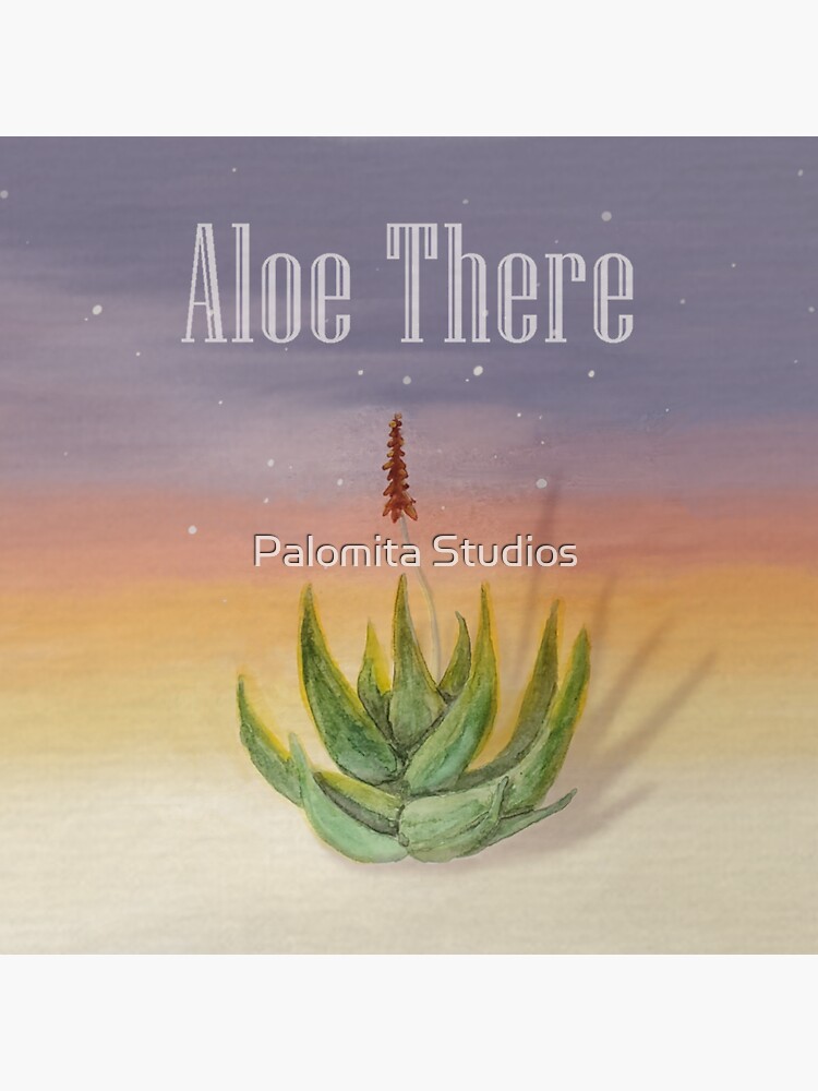 "Aloe There" Sticker for Sale by Ari2801 | Redbubble