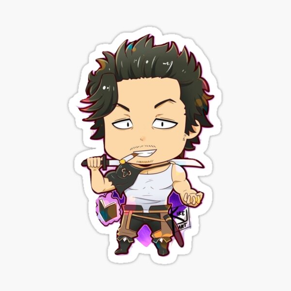 Sticker « yami blackclover chibi autocollant », par Akledo | Redbubble