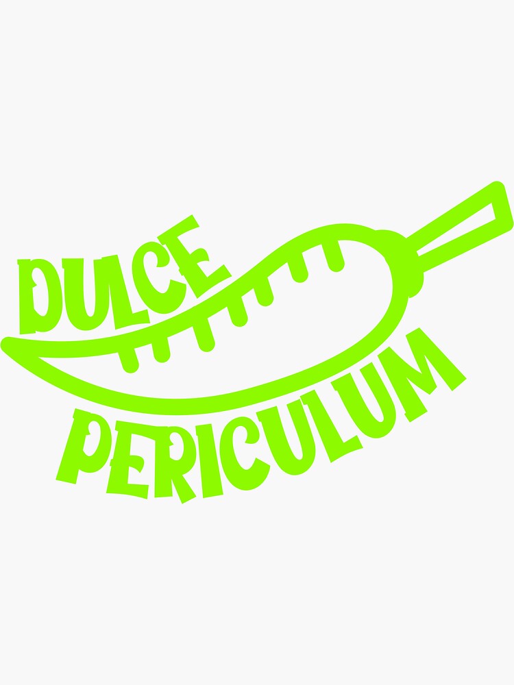 "Dulce Periculum" Sticker by StillInBeta | Redbubble