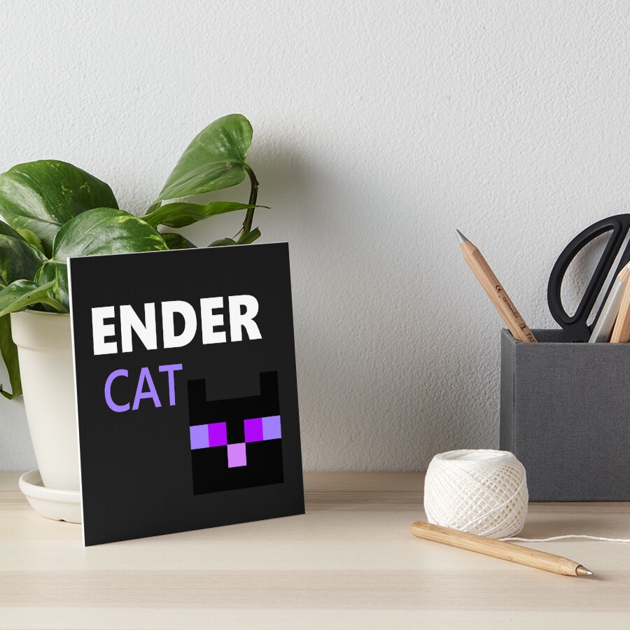 "Endercat Logo" Art Board Print by FeedTheKitty | Redbubble