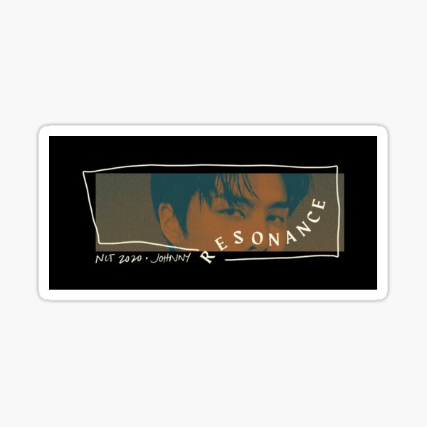 "NCT 2020 : RESONANCE Johnny" Sticker for Sale by chuuyatrash | Redbubble