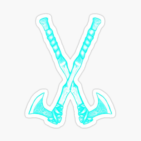 Assassins Creed Valhalla Axes Stickers | Redbubble