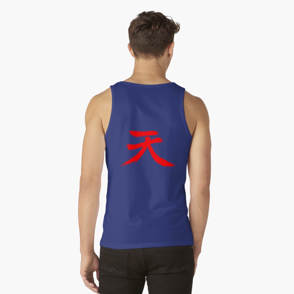 "Akuma Symbol Heaven Ten 天 Kanji | Street Fighter" Sticker for Sale by ...