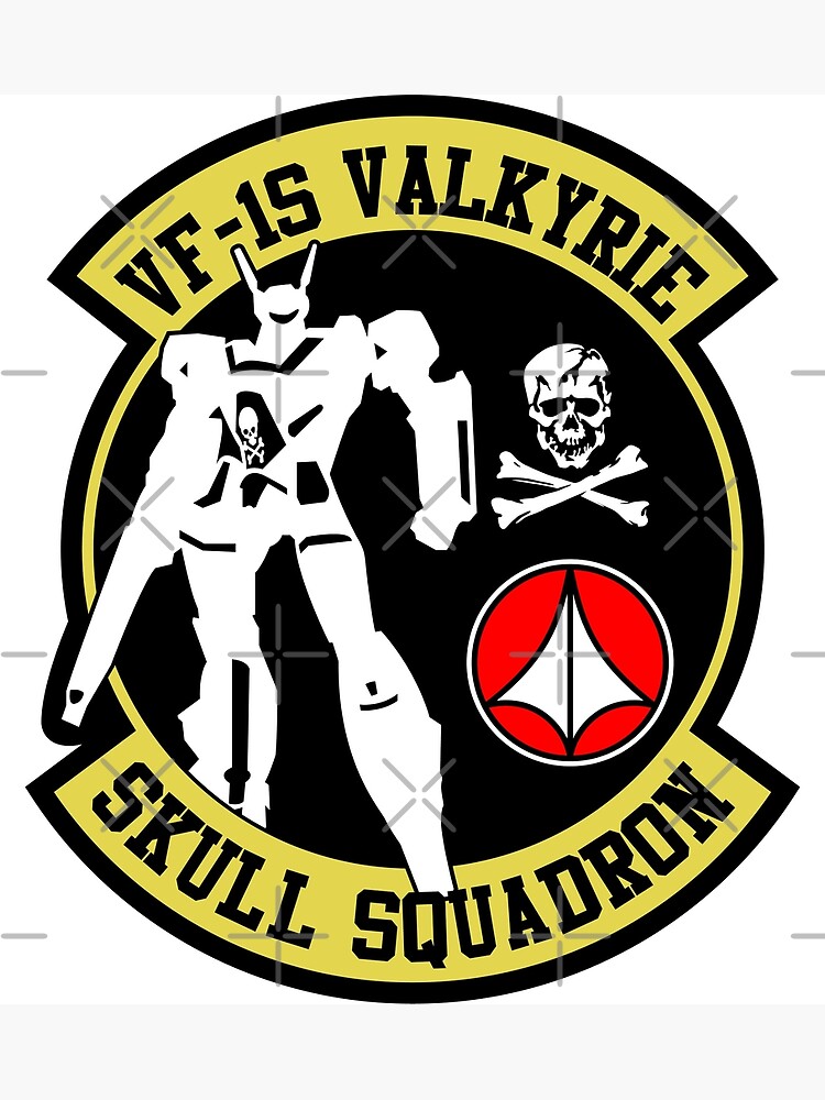 "Macross VF-1S Valkyrie Skull Squadron" Photographic Print for Sale by ...