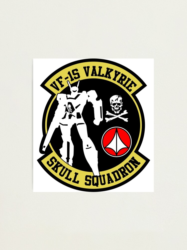 "Macross VF-1S Valkyrie Skull Squadron" Photographic Print for Sale by ...