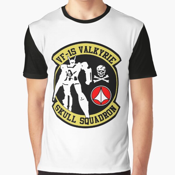 "Macross VF-1S Valkyrie Skull Squadron" T-shirt for Sale by fareast ...