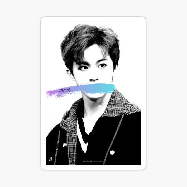 "NCT Mark" Sticker for Sale by arorar | Redbubble