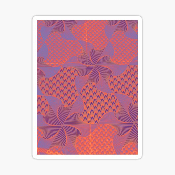 "Micro lines of flowers in wax print" Sticker for Sale by Khanchoice ...