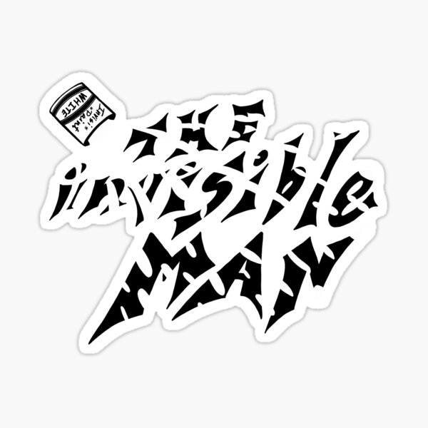 "The Invisible Man Title Card" Sticker for Sale by 24/7 Watcher | Redbubble