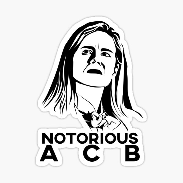 "Notorious ACB" Sticker for Sale by enriquepma | Redbubble