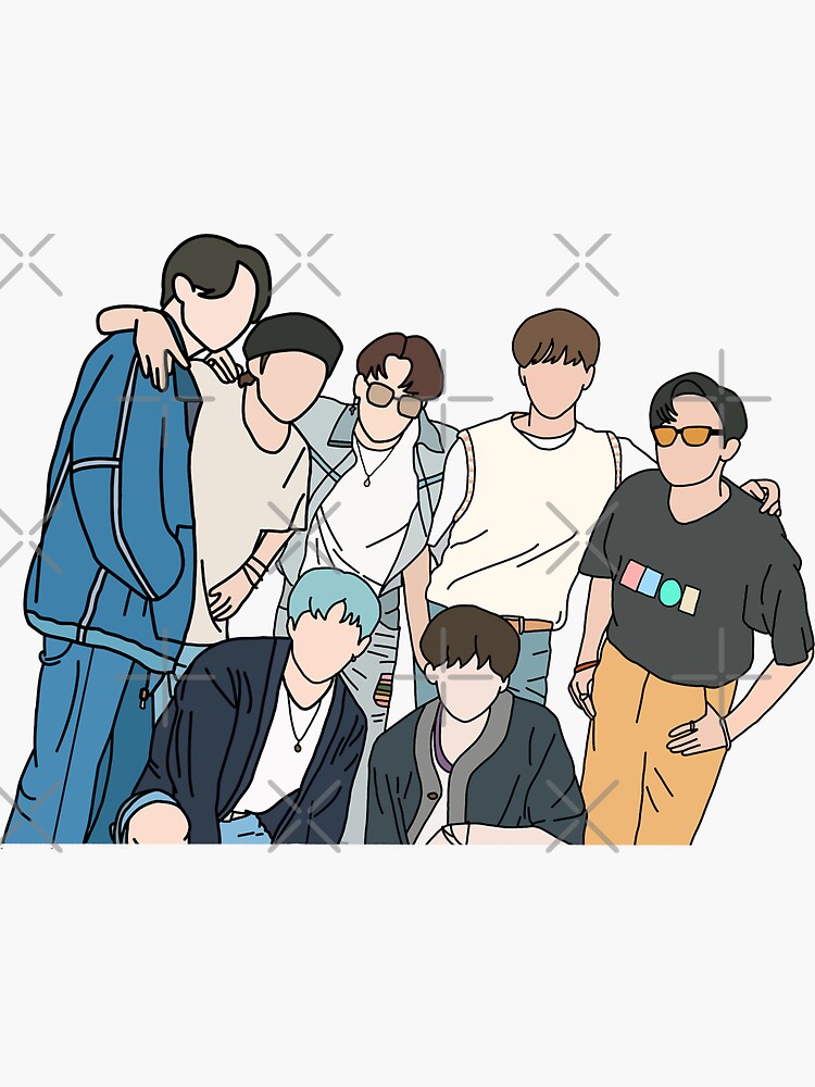 "bts dynamite" Sticker for Sale by noellalee | Redbubble