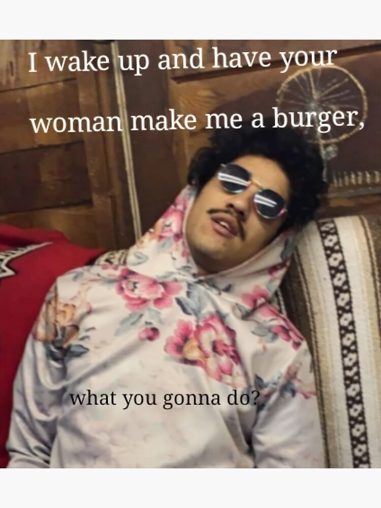 "Burger Zander" Poster for Sale by SadAffleck98 | Redbubble