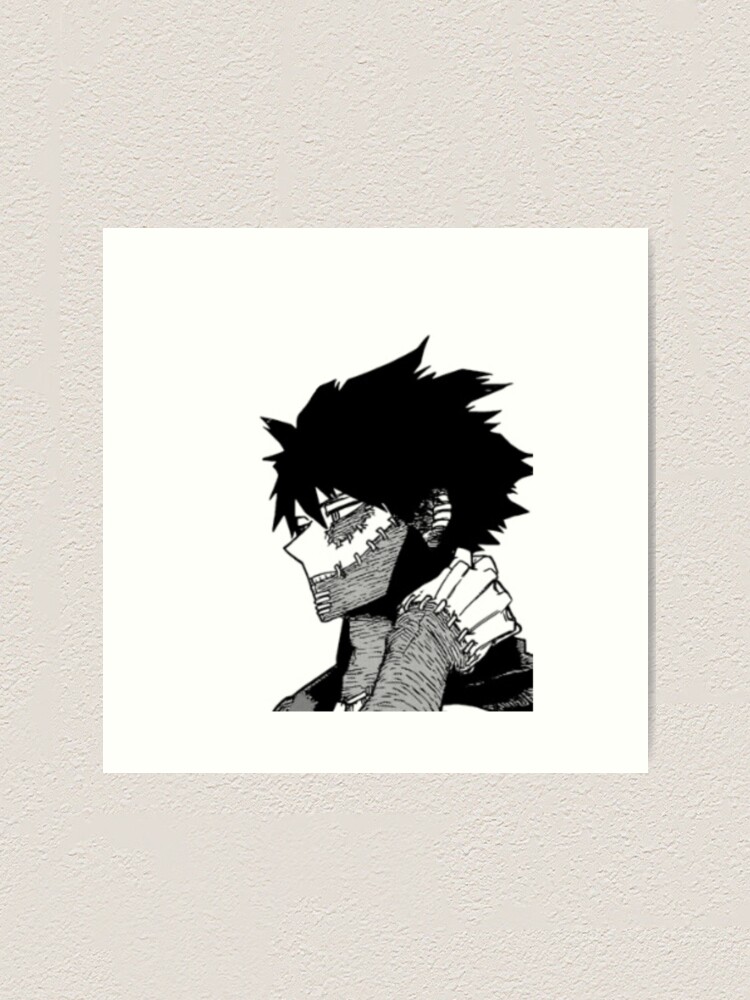 "Dabi;s Side profile" Art Print for Sale by aesthetictsukki | Redbubble