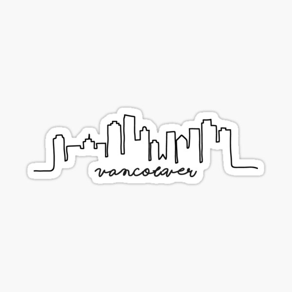 "Visit Vancouver" Sticker by Zainabbhat | Redbubble