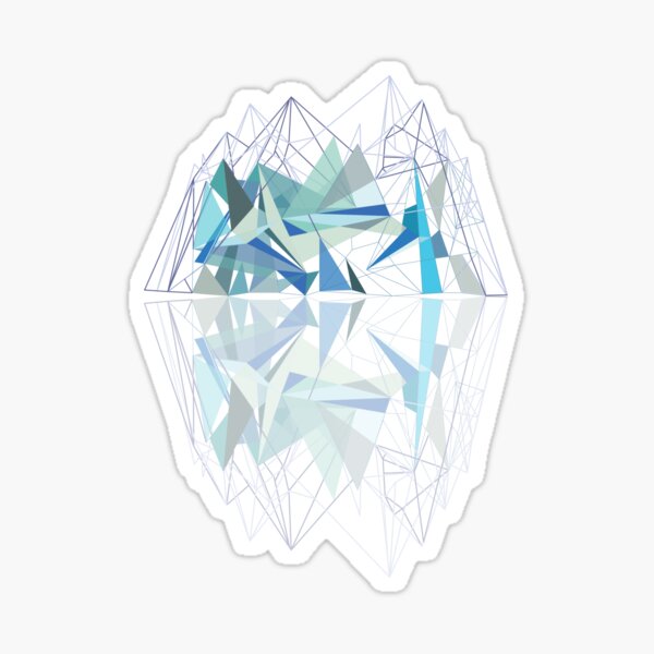 "Ther Iceberg" Sticker for Sale by Stylegrafico | Redbubble