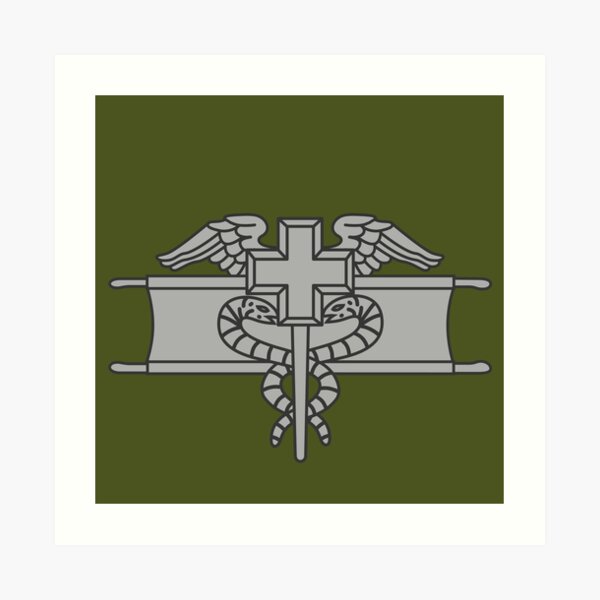 "US Army Badge Expert Field Medic Badge EFMB" Art Print by sarge2013 ...