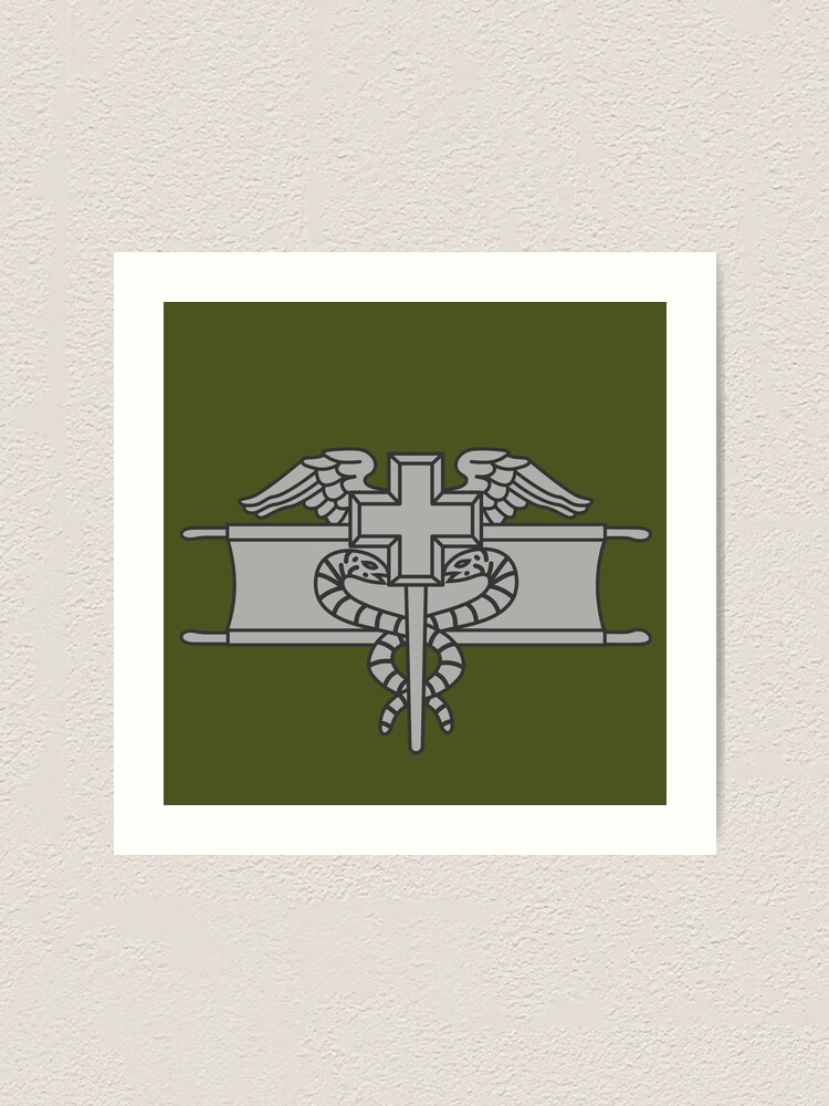 "US Army Badge Expert Field Medic Badge EFMB" Art Print by sarge2013 ...
