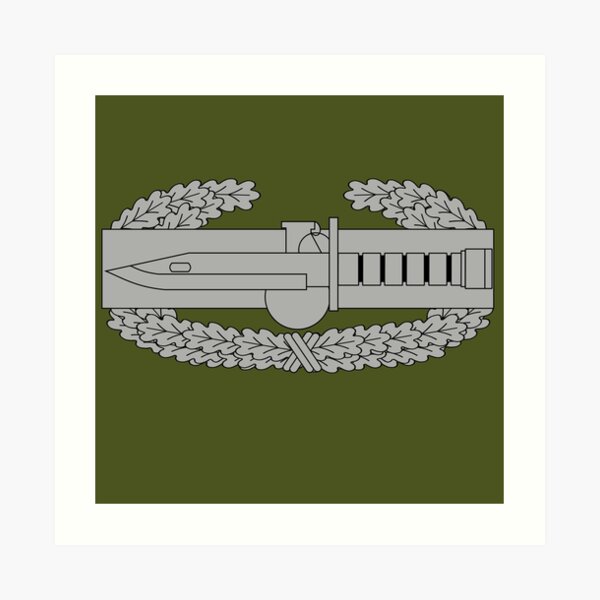 "US Army Combat Action Badge 1st Award "CAB"" Art Print by sarge2013 ...