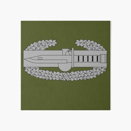 "US Army Combat Action Badge 1st Award "CAB"" Art Board Print by ...