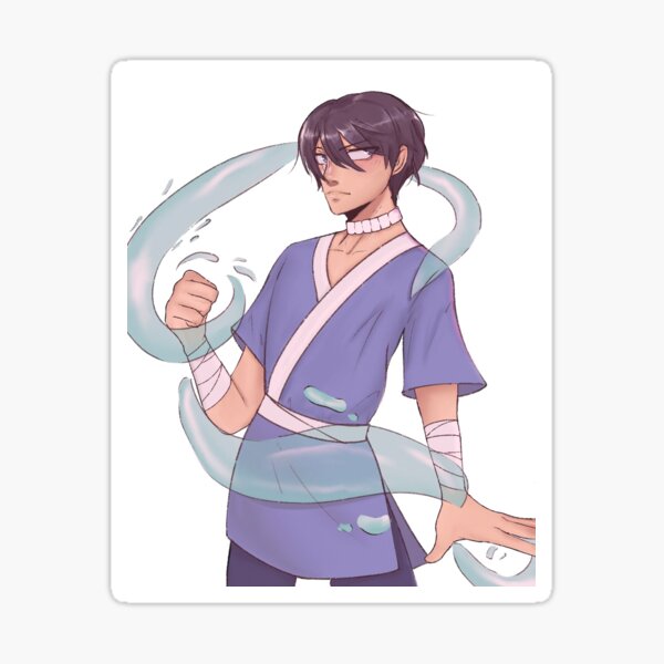 "FREE! Haru as an avatar waterbender " Sticker for Sale by ...