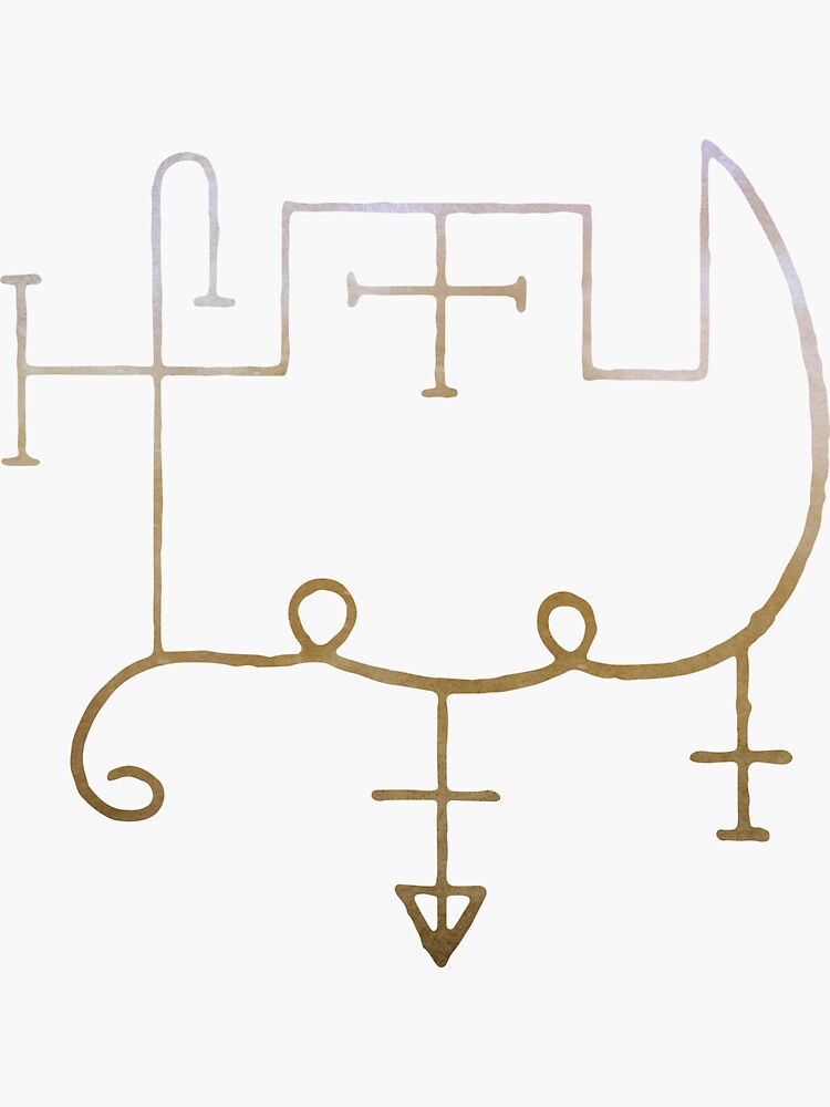 "Andrealphus sigil" Sticker for Sale by MetaPhyStore | Redbubble