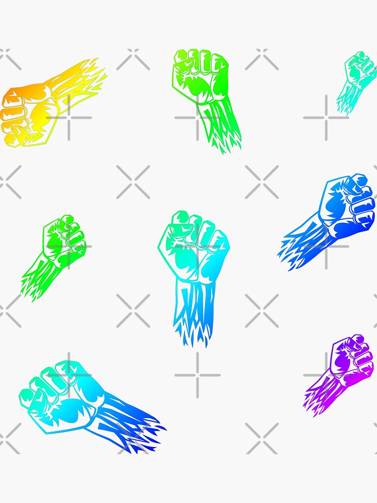 "Sticker Packs BLM Symbol BLM Fist Protests " Sticker for Sale by ...