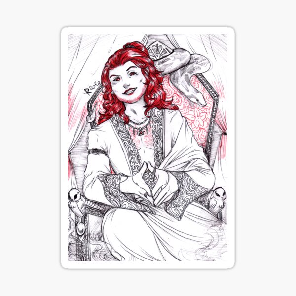 "Male Lilith" Sticker by Furiarossa | Redbubble