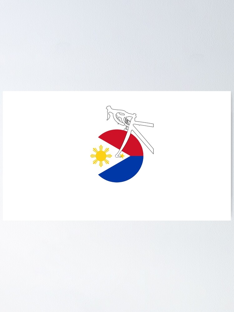 "Road Bicycle Filipino Flag" Poster by RabeDesigns | Redbubble
