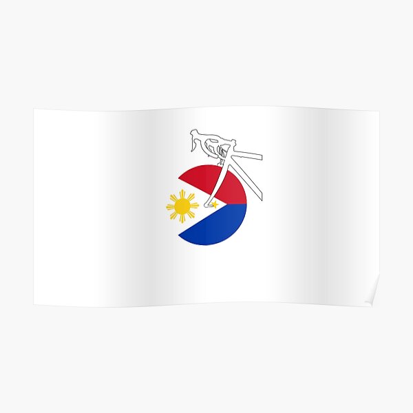 "Road Bicycle Filipino Flag" Poster by RabeDesigns | Redbubble