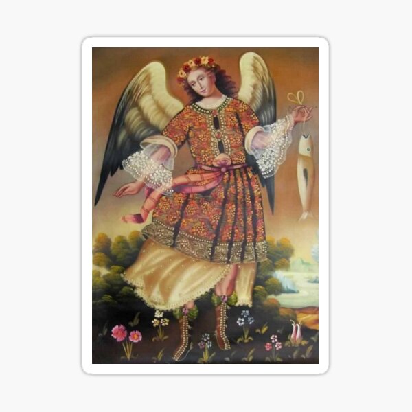 " Saint Raphael Archangel - Colonial Baroque Art" Sticker for Sale by ...