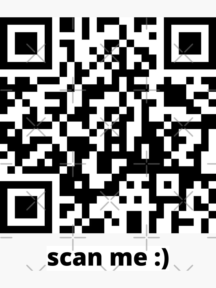 "Funny Qr code prank" Sticker for Sale by narcocynic | Redbubble