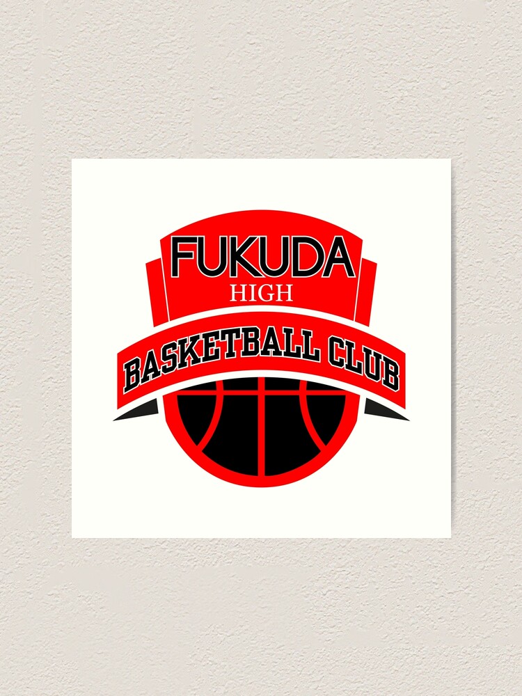 "Fukuda Sōgō Academy - Basketball Club Logo" Art Print by kagegfx ...