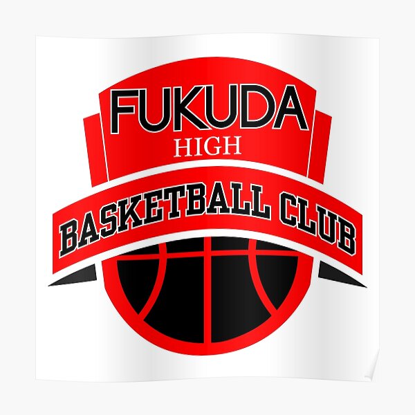 "Fukuda Sōgō Academy - Basketball Club Logo" Poster by kagegfx | Redbubble