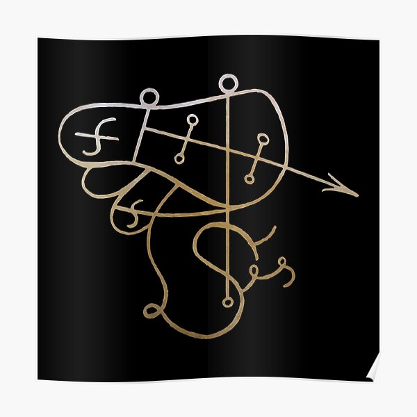 "Berith sigil" Poster for Sale by MetaPhyStore | Redbubble