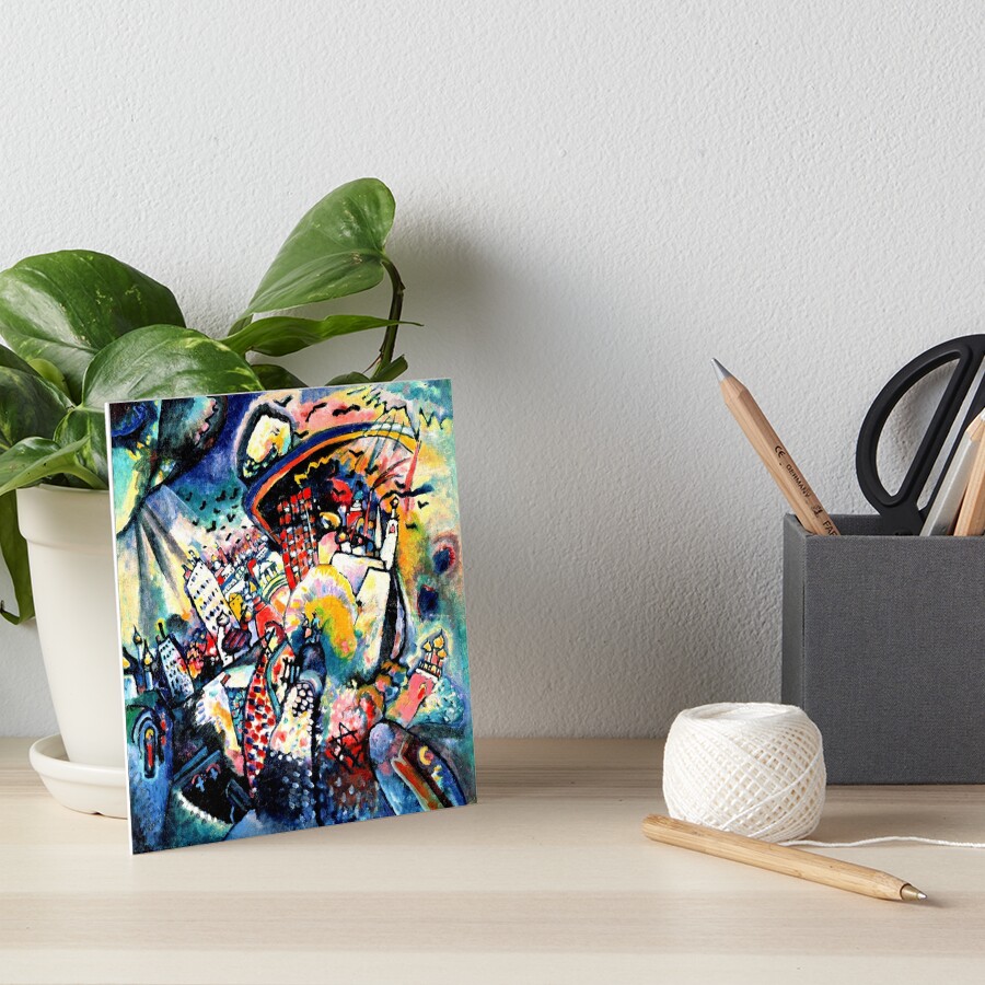 "Kandinsky - Moscow Red Square, abstract art" Art Board Print for Sale ...