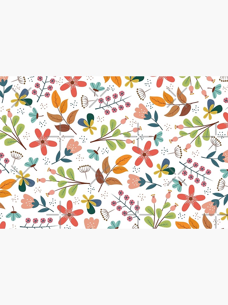 Póster «Máscara de flores y hojas» de shalale | Redbubble