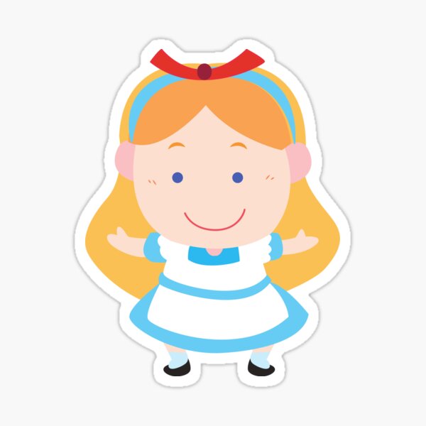 "Alice Cartoon " Sticker for Sale by Thatdisneylife | Redbubble