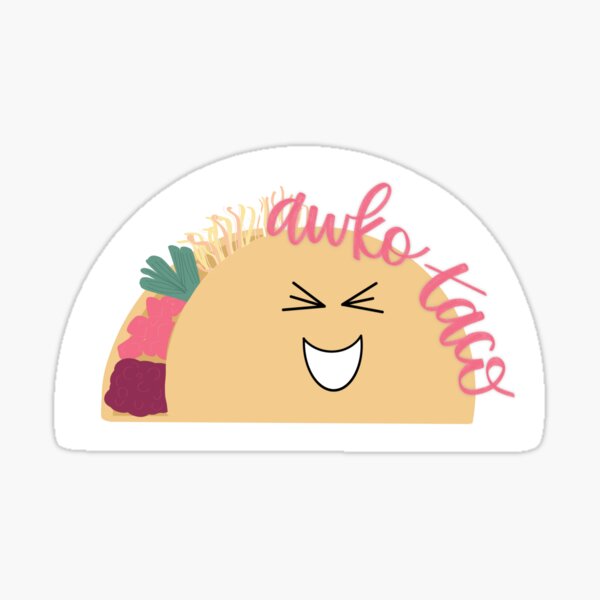 Awko Taco Stickers | Redbubble